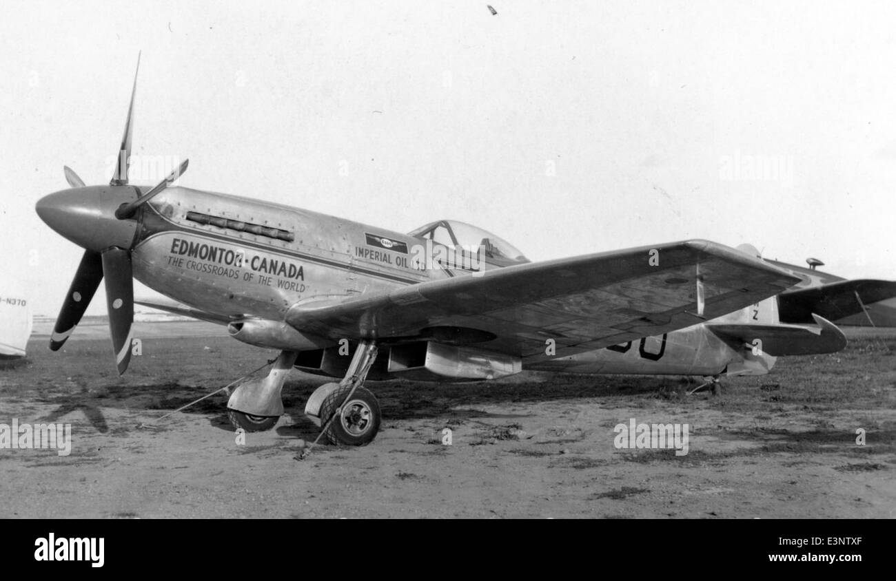 This photo captures a Supermarine Spitfire MKXIV racing in air races ...