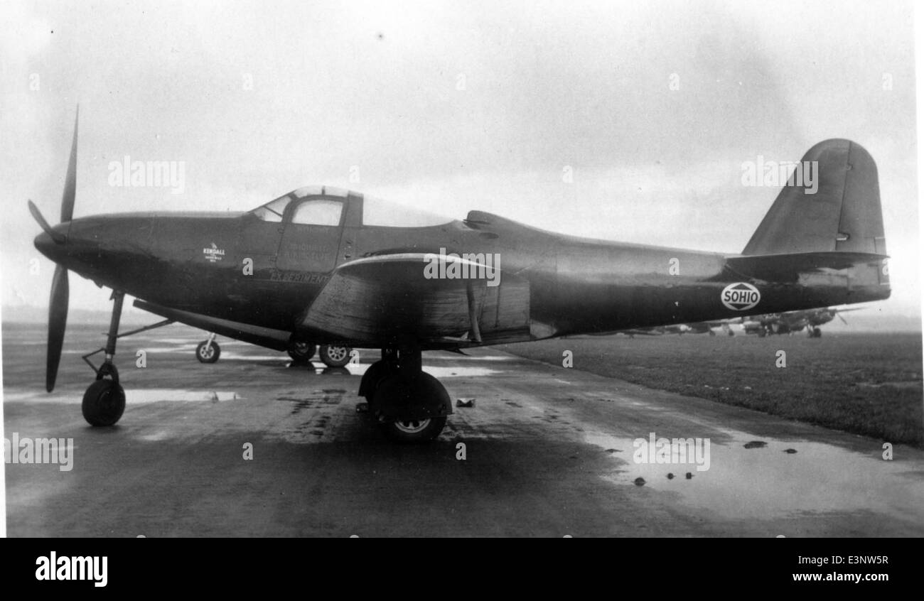 The Bell P-63 Kingcobra, a World War II fighter aircraft, is pictured ...