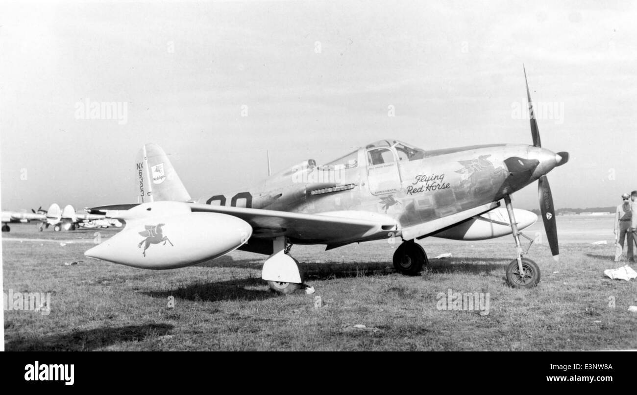 The Bell P-63C was a notable aircraft in air races, piloted by Charles ...