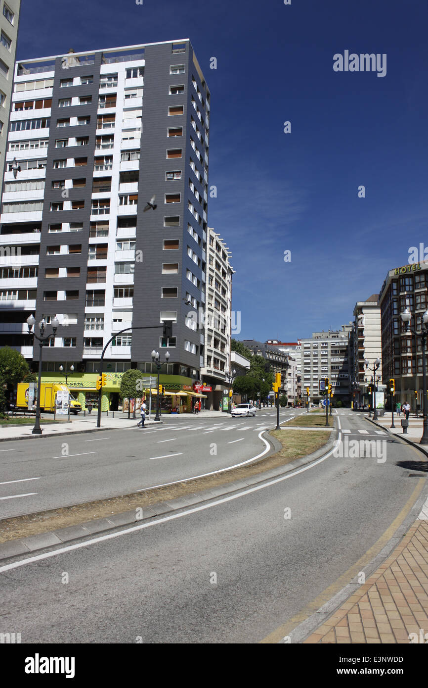 City of Gijon, Xixon, Asturias, Spain Stock Photo - Alamy