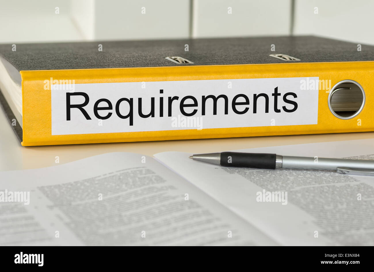 Requirements specification hi-res stock photography and images - Alamy