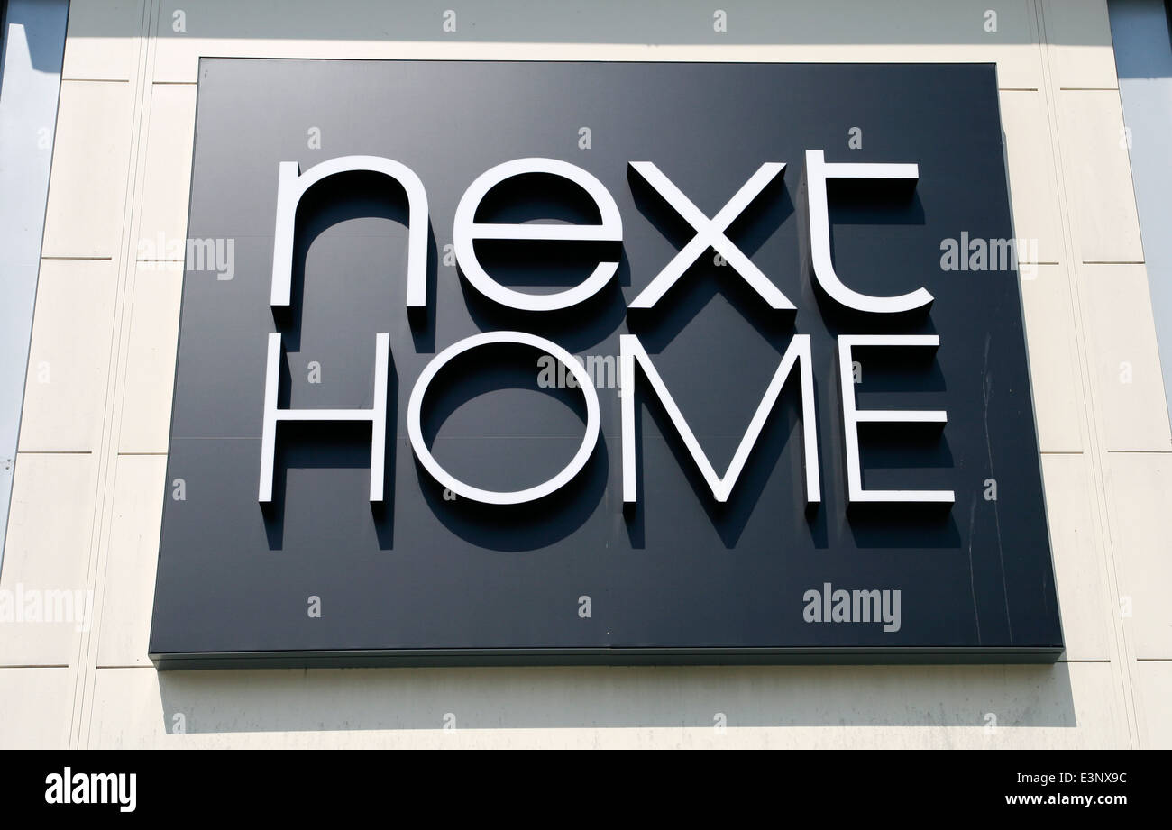Next Home store sign Worcester Worcestershire England UK Stock Photo ...