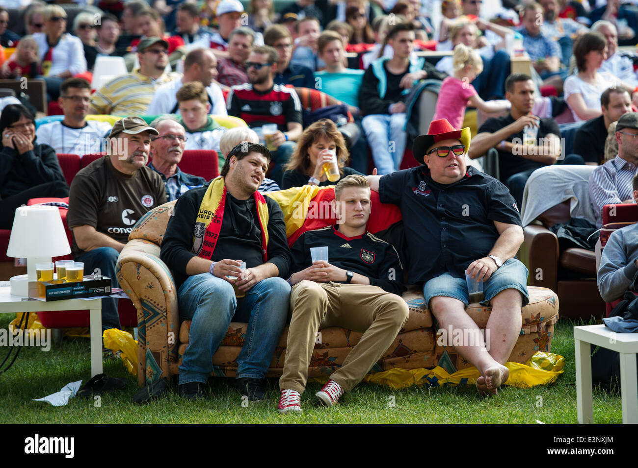 Berlin, Germany. 26th June, 2014. Fans of the German national team ...