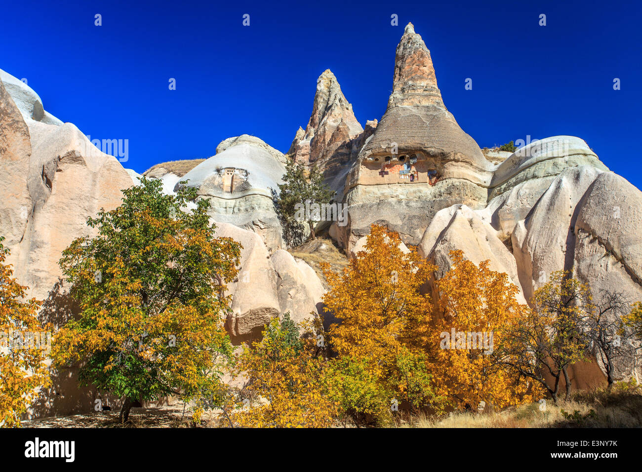 Carved church in the Red Valley Stock Photo - Alamy