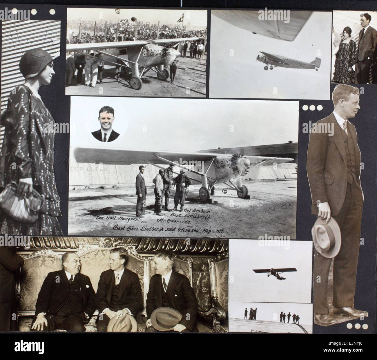 This photo shows Anne Morrow Lindbergh, renowned aviator and wife of ...