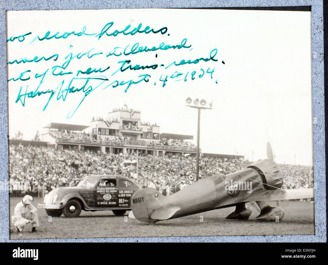 This image from the Luqueer album features an air racing aircraft ...