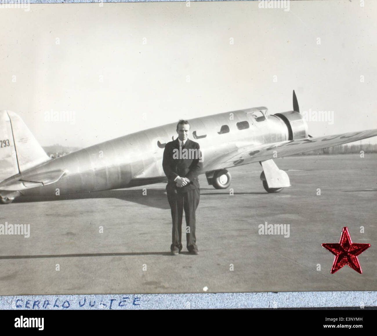 This image from the Luqueer album showcases Gerard F. Vultee, a key ...