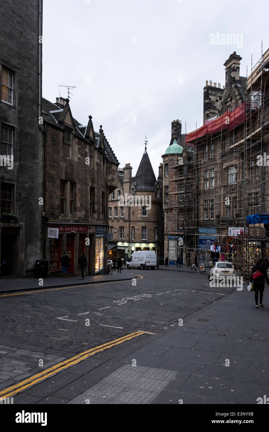 Cockburn street Edinburgh Scotland Stock Photo - Alamy
