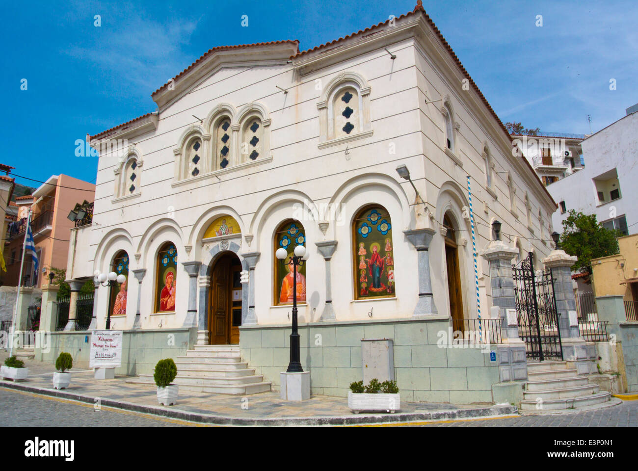 Agios Nikolaos church, Vathy, Samos Town, Samos, Aegean Sea, Greece ...