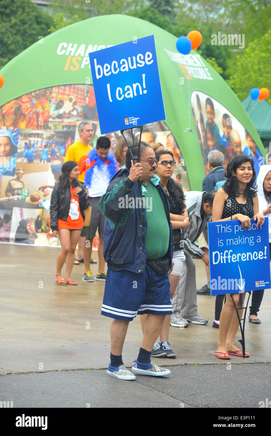 Images from the World Partnership charity walk in London, Ontario Stock ...