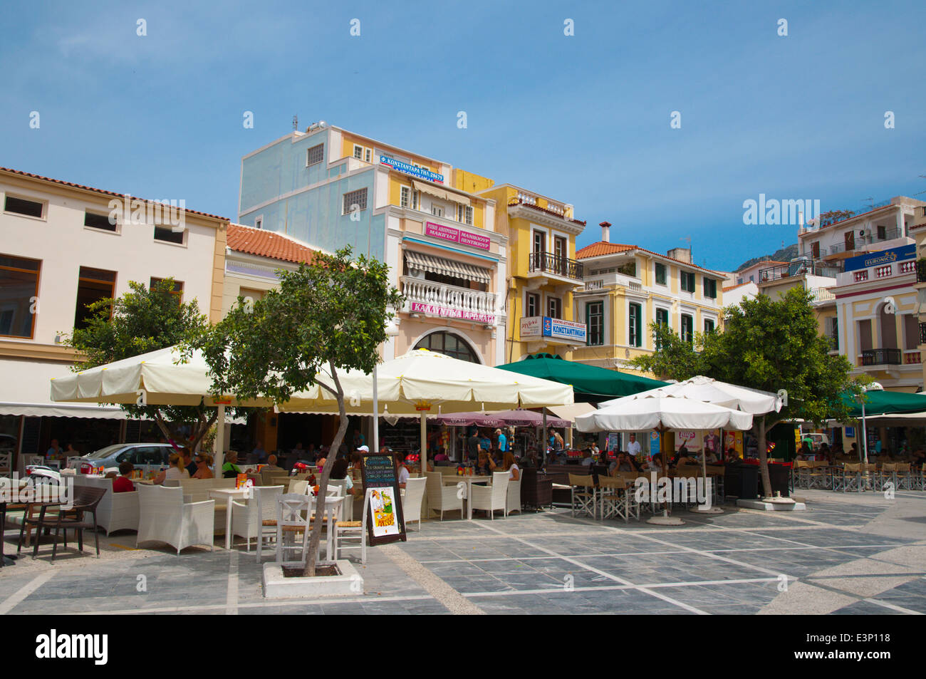 Vathy samos square hi-res stock photography and images - Alamy