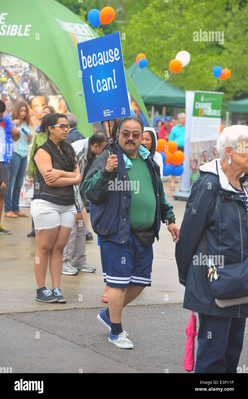 Images from the World Partnership charity walk in London, Ontario Stock ...