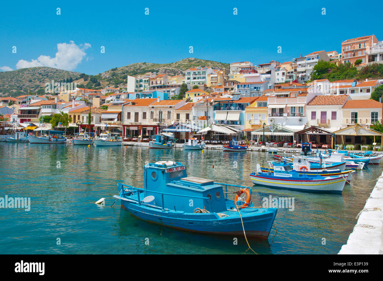 Port, Pythagoreio, Samos island, Greece, Europe Stock Photo - Alamy