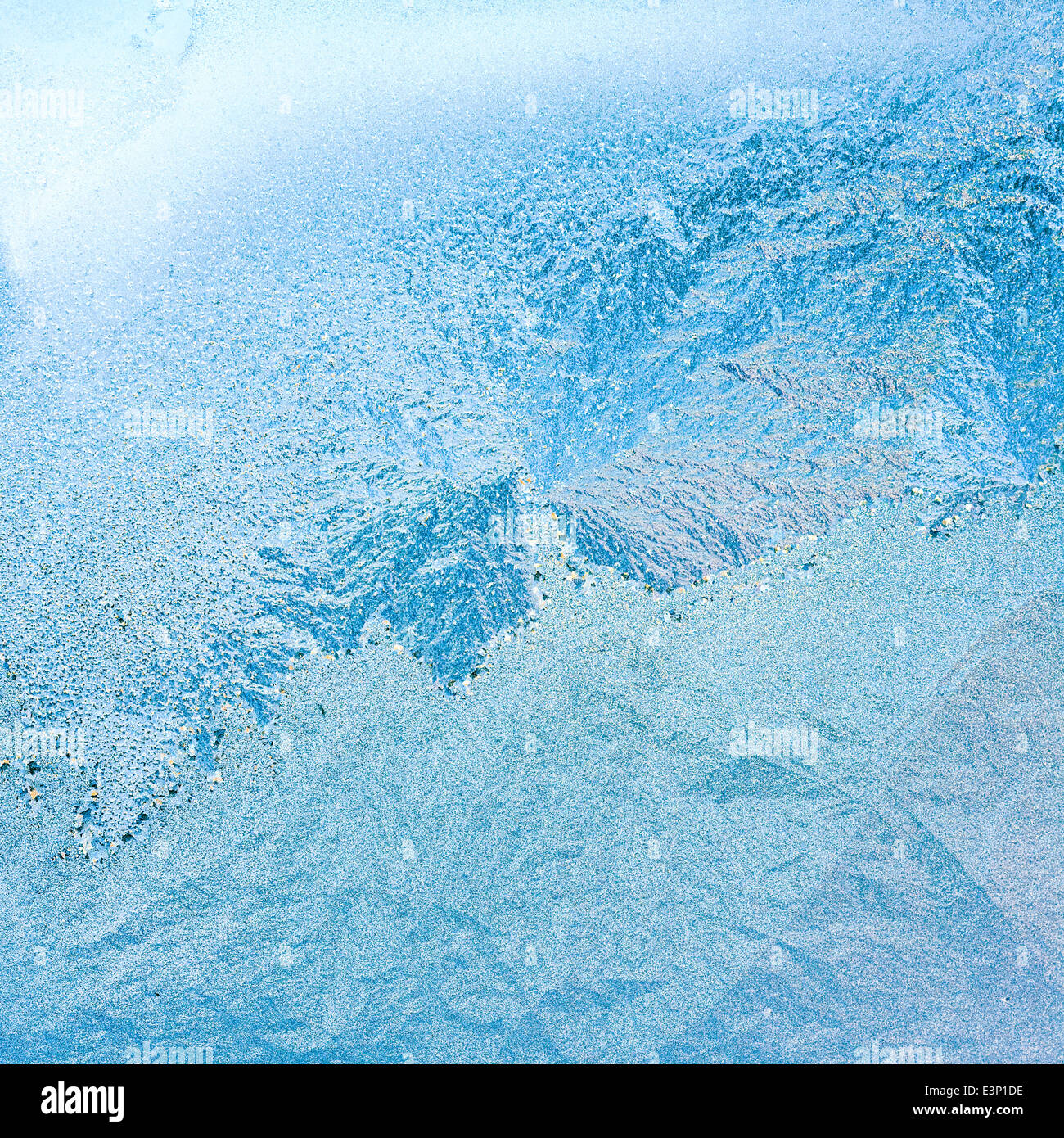 Ice background, natural blue frosty pattern Stock Photo - Alamy