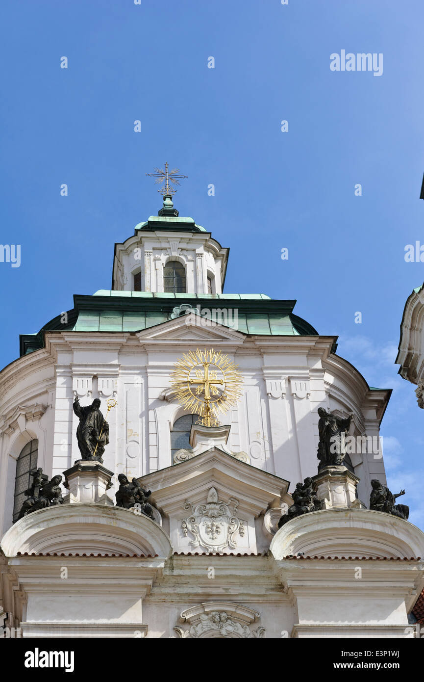 St Nicholas church in Old Town Square is one of Prague most beautiful ...