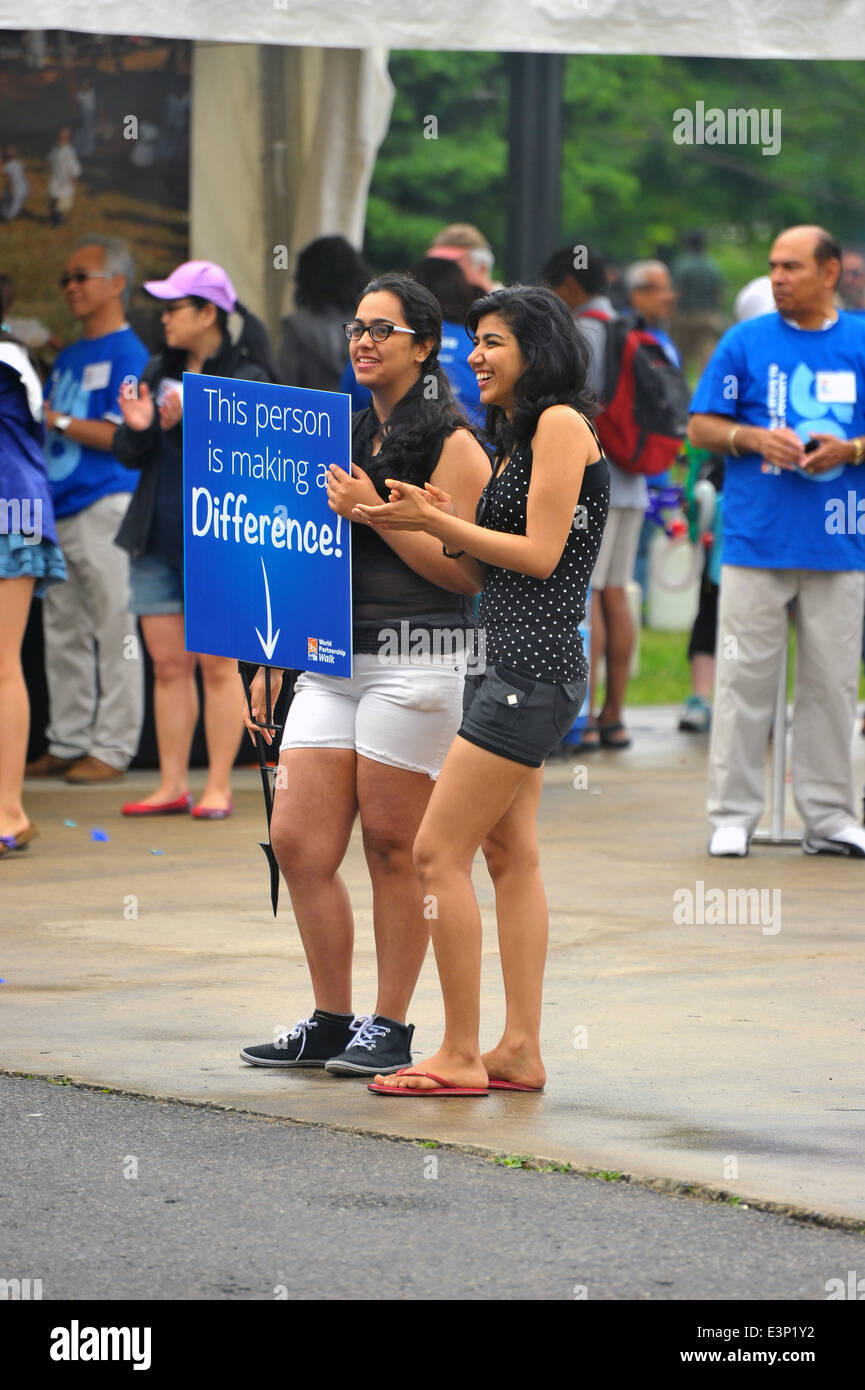 Images from the World Partnership charity walk in London, Ontario Stock ...