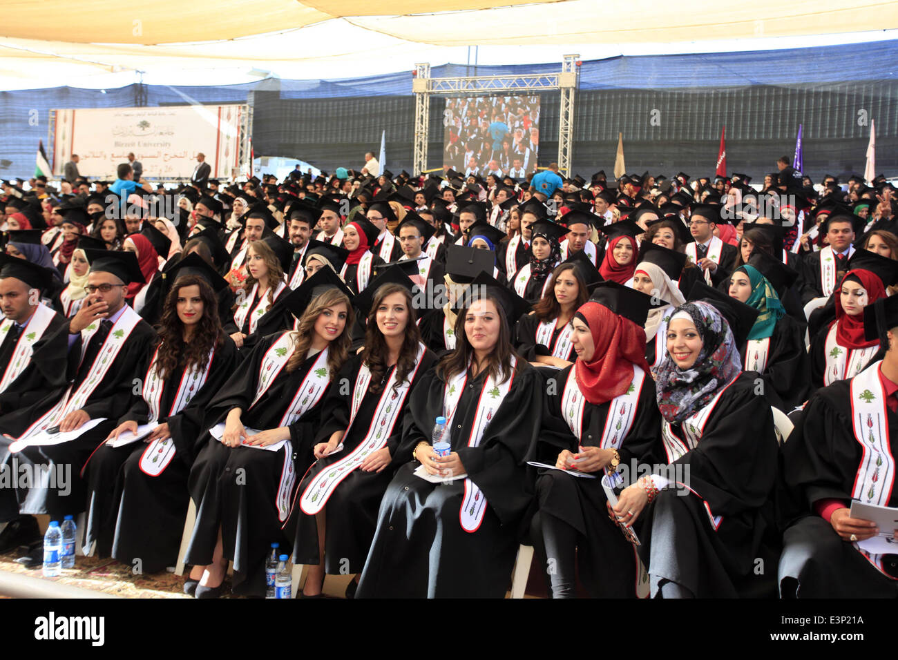 Birzeit university graduation hi-res stock photography and images - Alamy