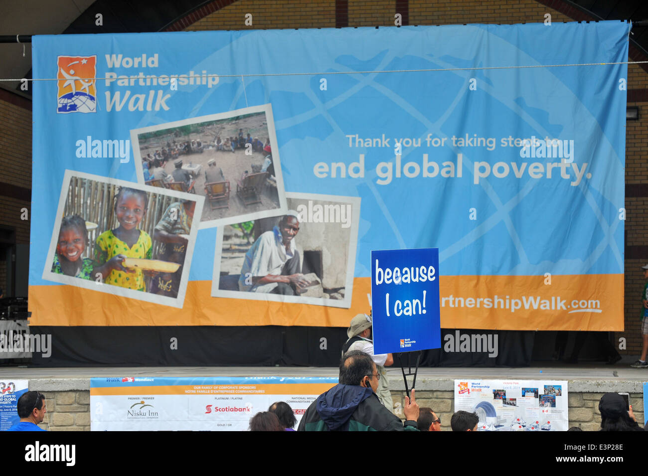 Images from the World Partnership charity walk in London, Ontario Stock ...