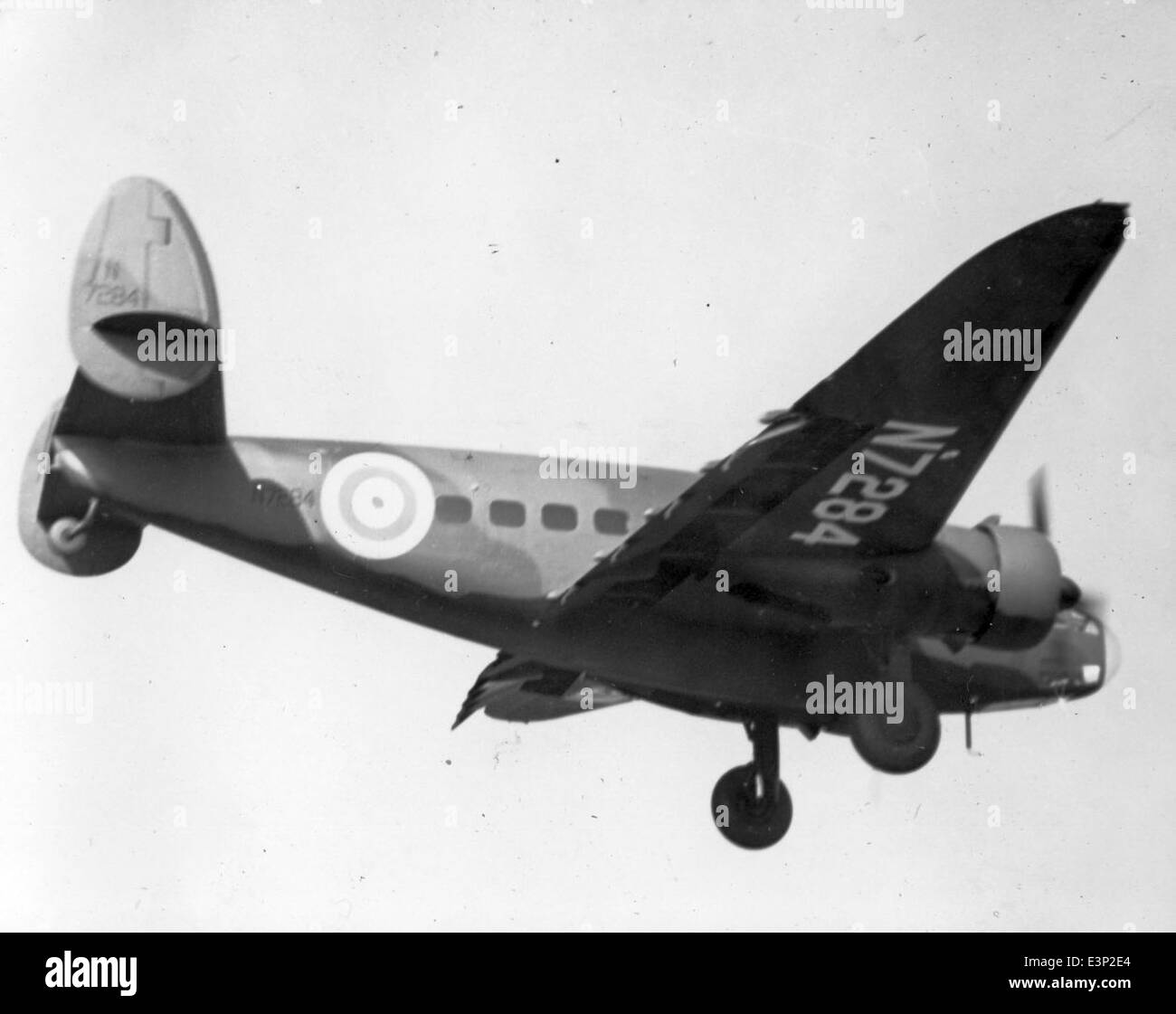 This photograph features the Lockheed Hudson (N7284), a twin-engine ...