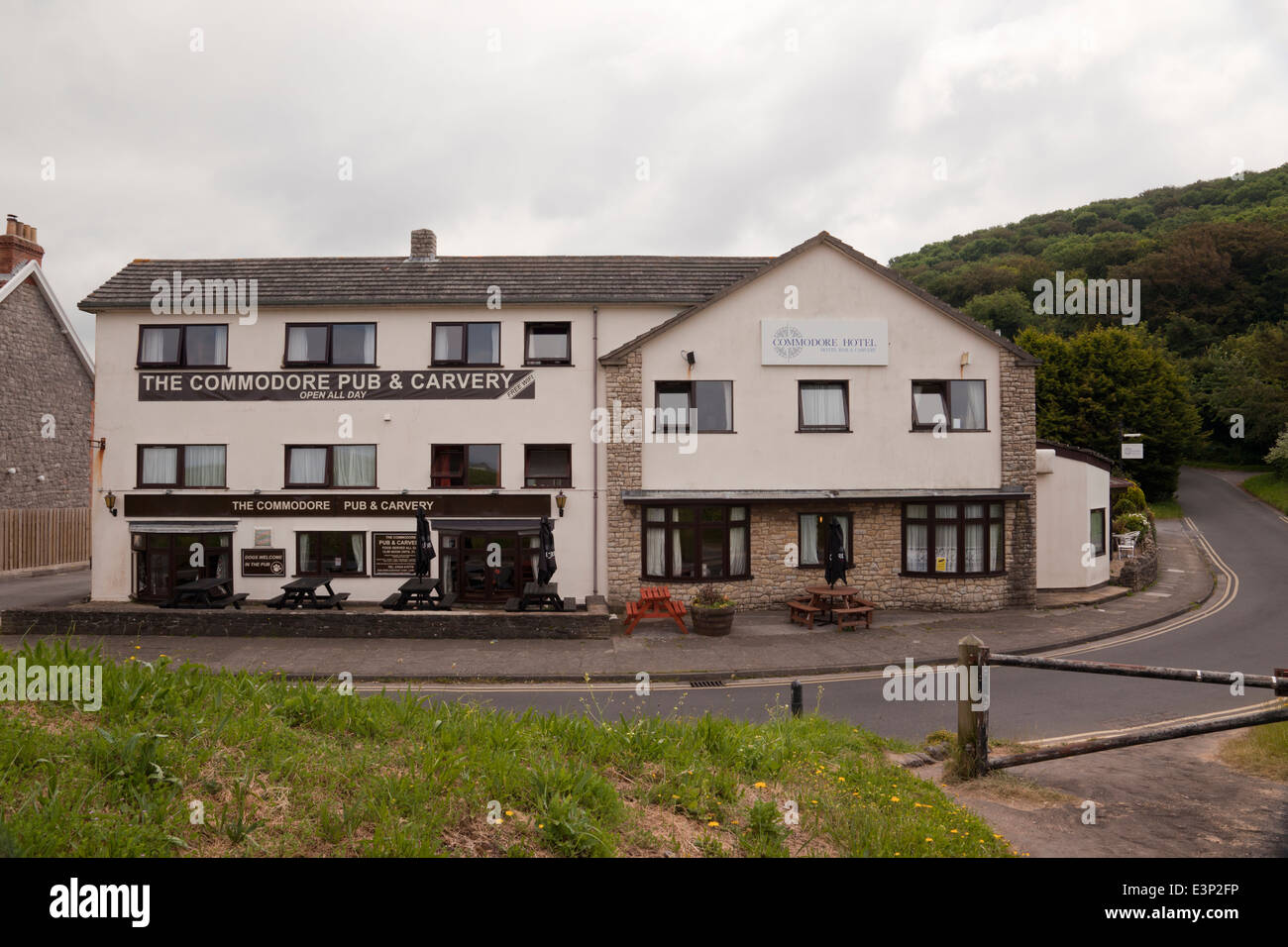 Sand Bay, Kewstoke, Weston-Super-Mare, Somerset, England, UK Stock ...