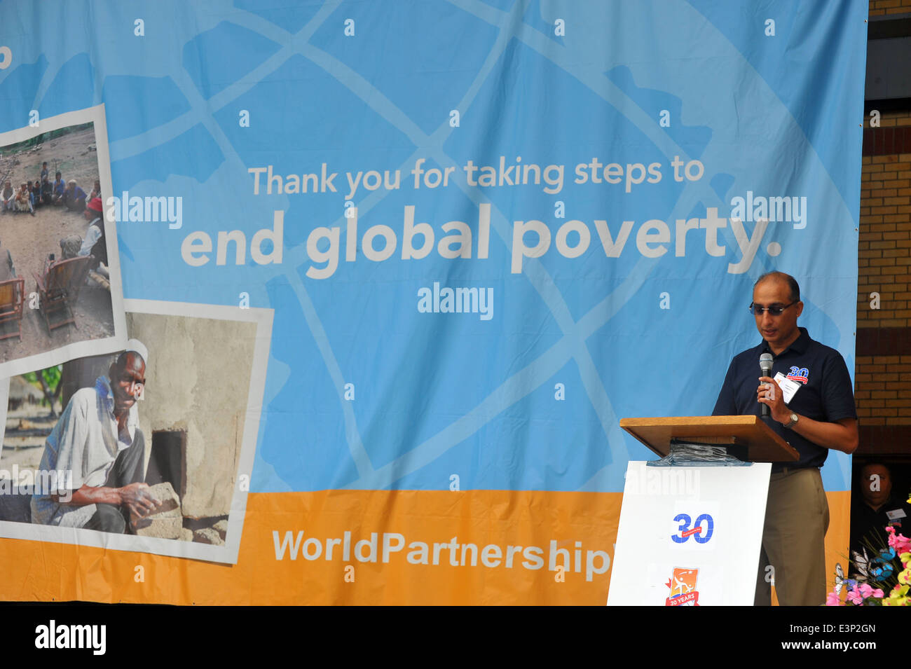 Images from the World Partnership charity walk in London, Ontario Stock ...