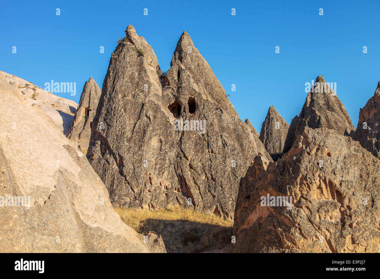 Bizarre rocks formation in Selime Stock Photo - Alamy
