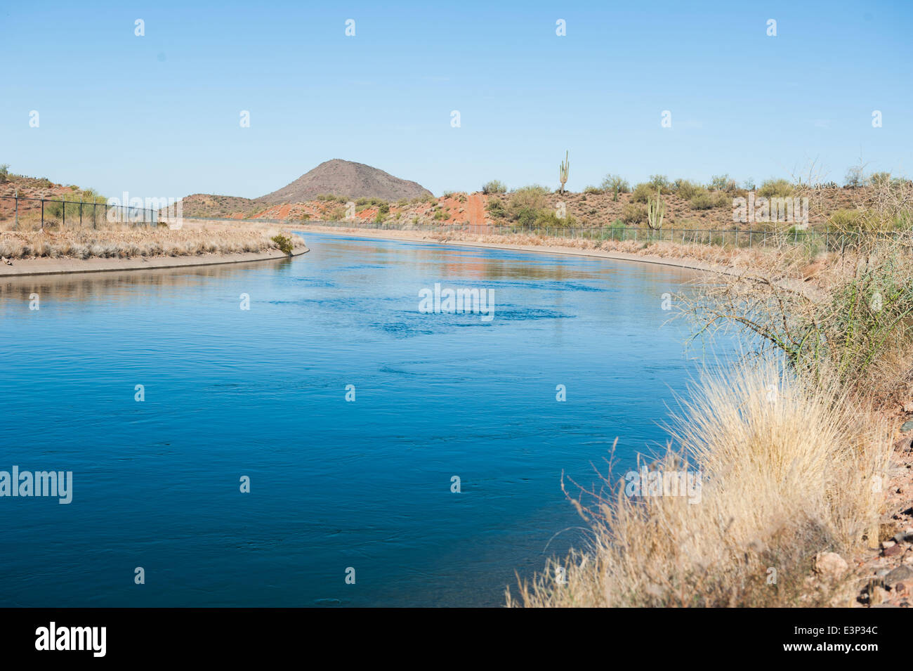 Mesa, Arizona, USA. 26th June, 2014. The CAP canal in Mesa, Ariz. is ...