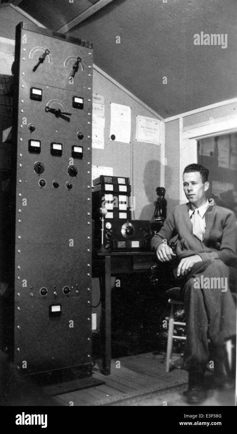 This photo from the Lewis M. Lowry collection shows the W6PNS, an early ...