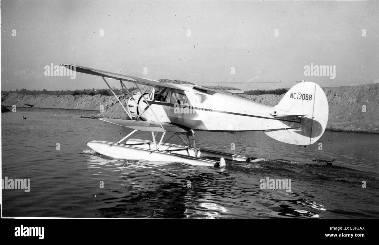 The Waco UIC, registered as NC13068, was a popular civilian biplane ...