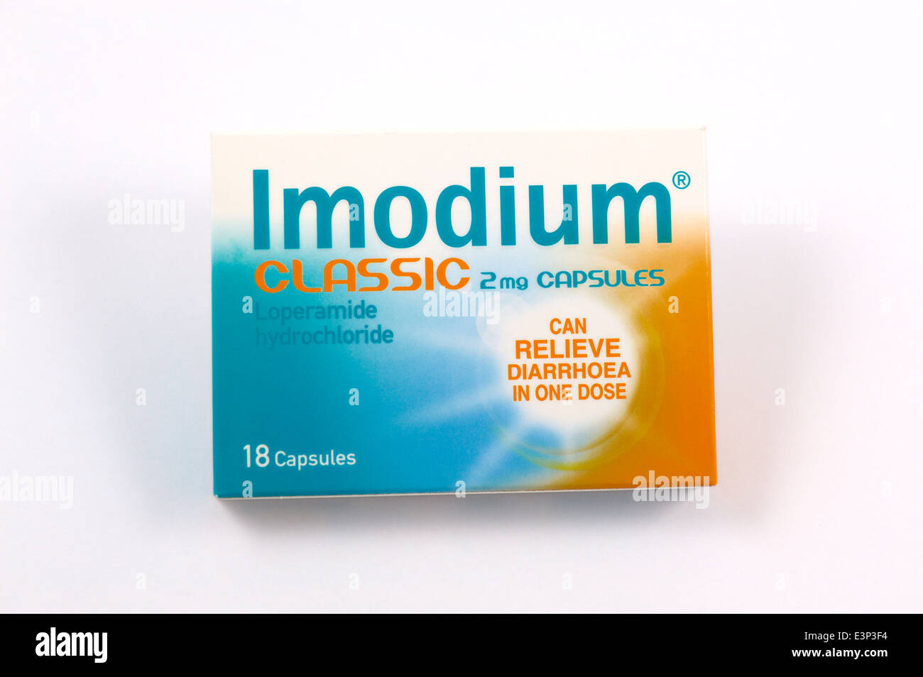 A packet of Imodium classic 2mg capsules Stock Photo - Alamy