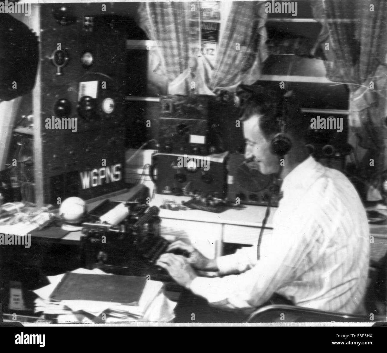 This image features Lewis M. Lowry's aircraft, AL61A-111, registered as ...