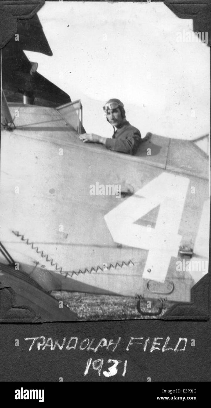 This image from 1931 captures the Randolph Field airfield, where Lewis ...