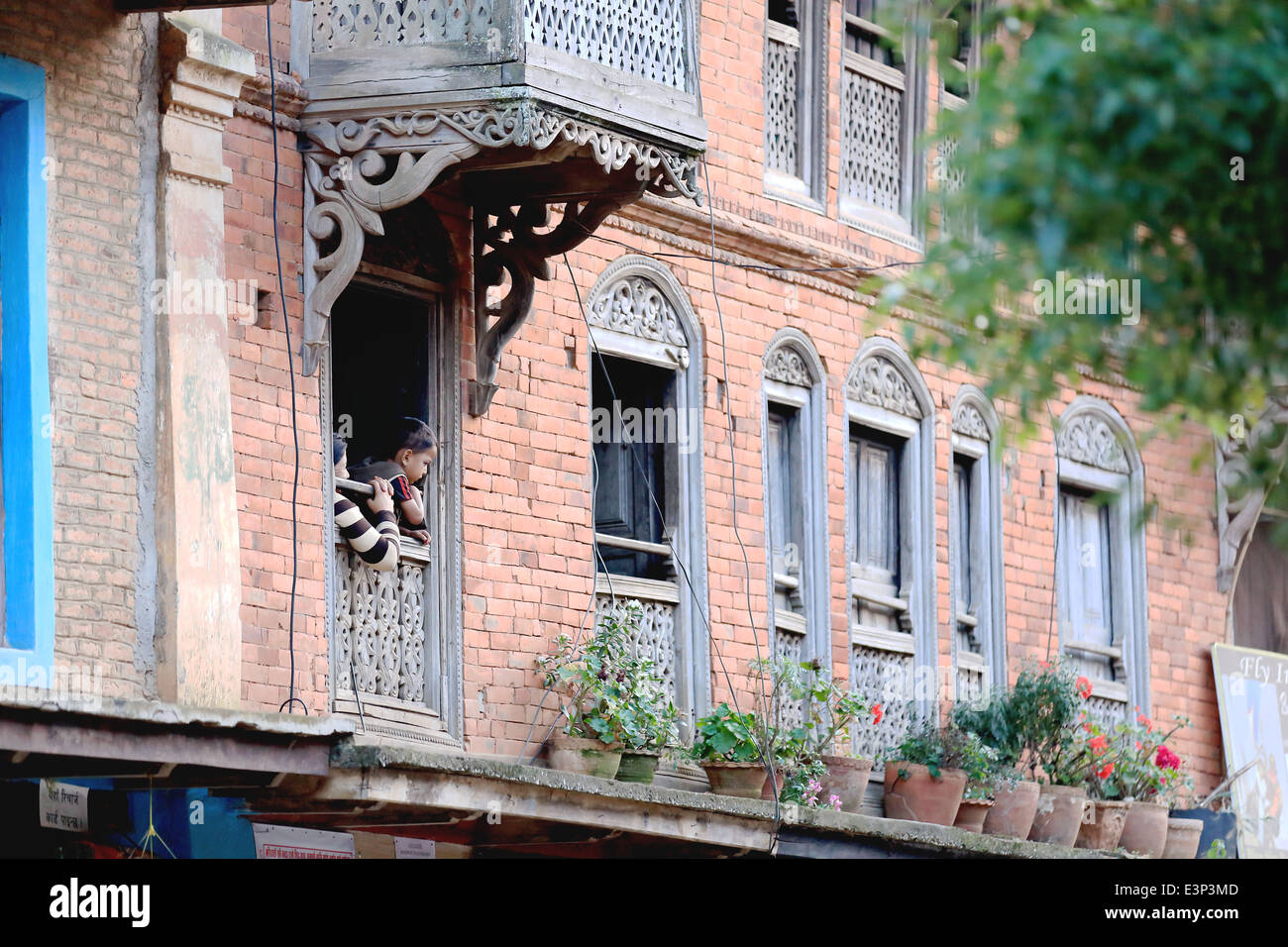 Newari window hi-res stock photography and images - Alamy