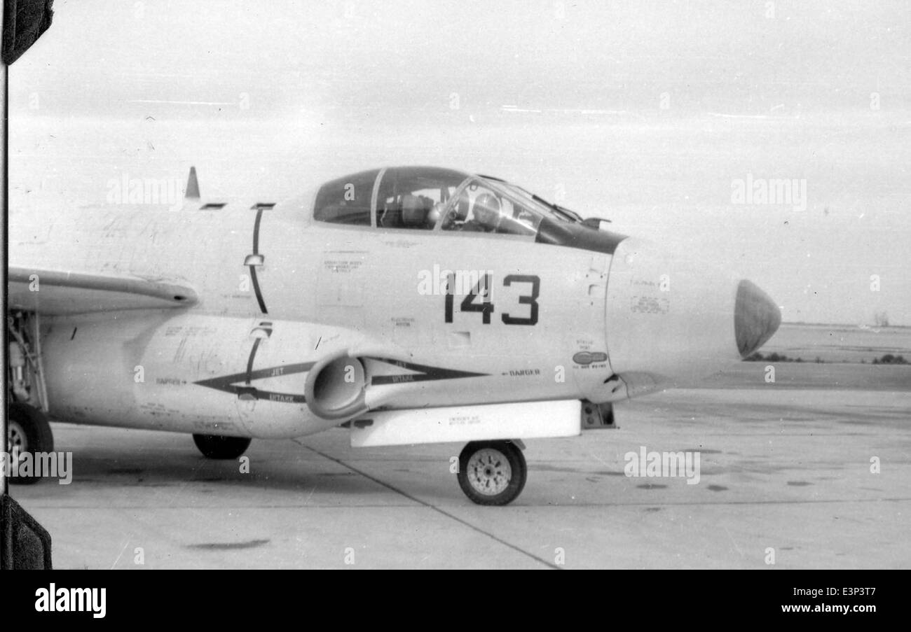 The Douglas F3D-2T2, serial number 125824, was used by VF(AW)-3 for ...