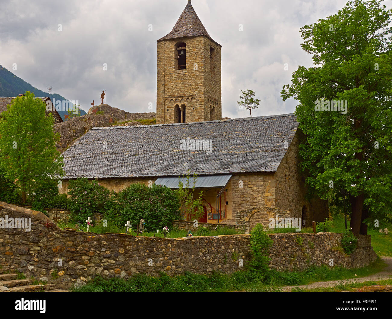 Church of Saint Joan de Boi in the Vall de Boi, Spain. One of 9 Early ...