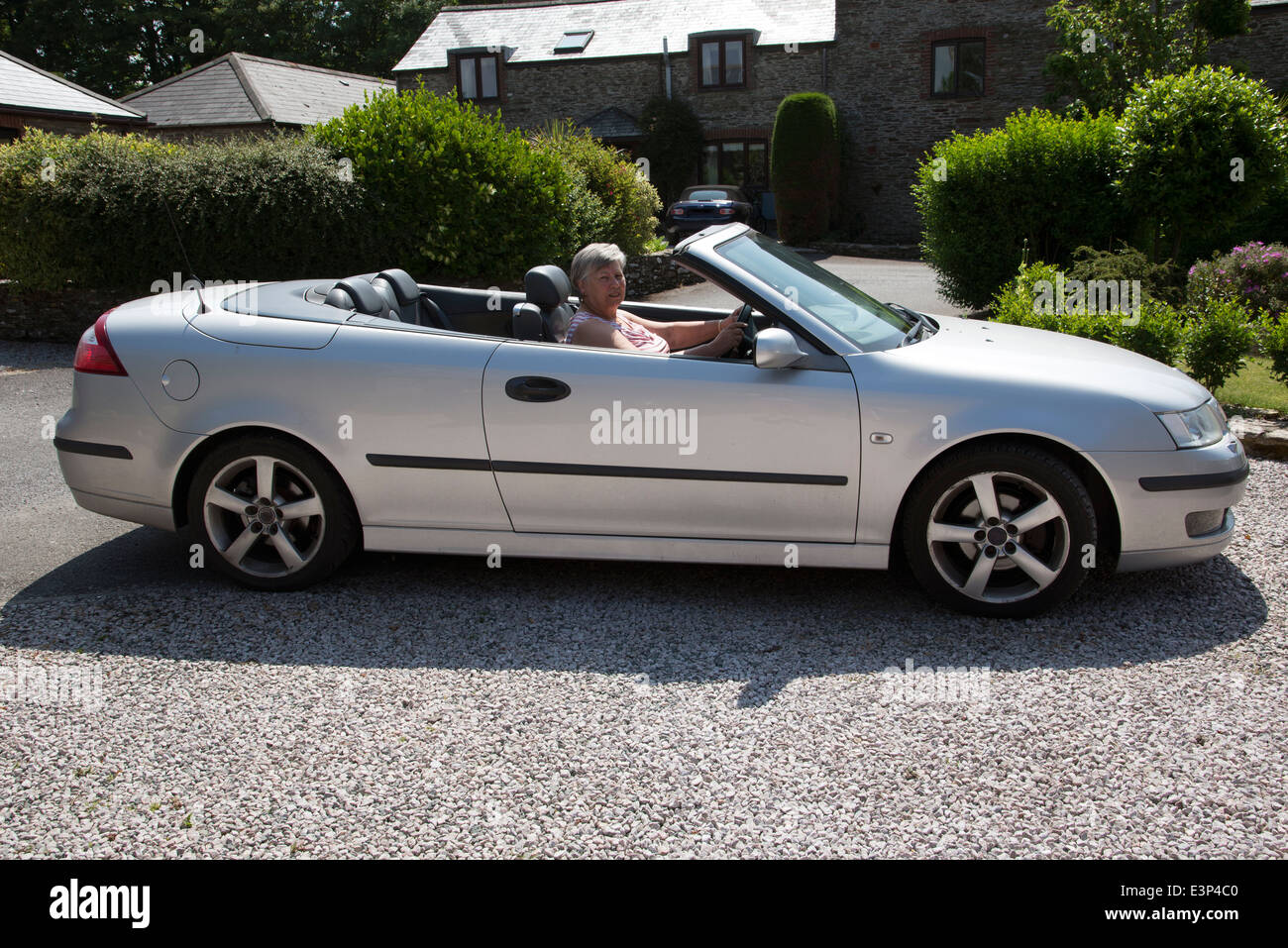 Lady driving sports car hi-res stock photography and images - Alamy