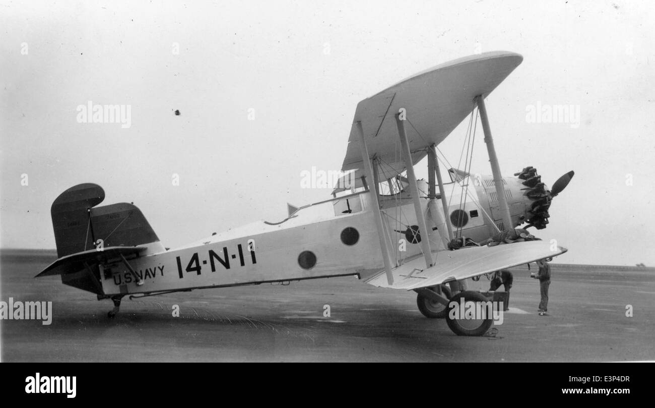 The Martin T4M-1, a torpedo bomber used by the U.S. Navy, is seen here ...