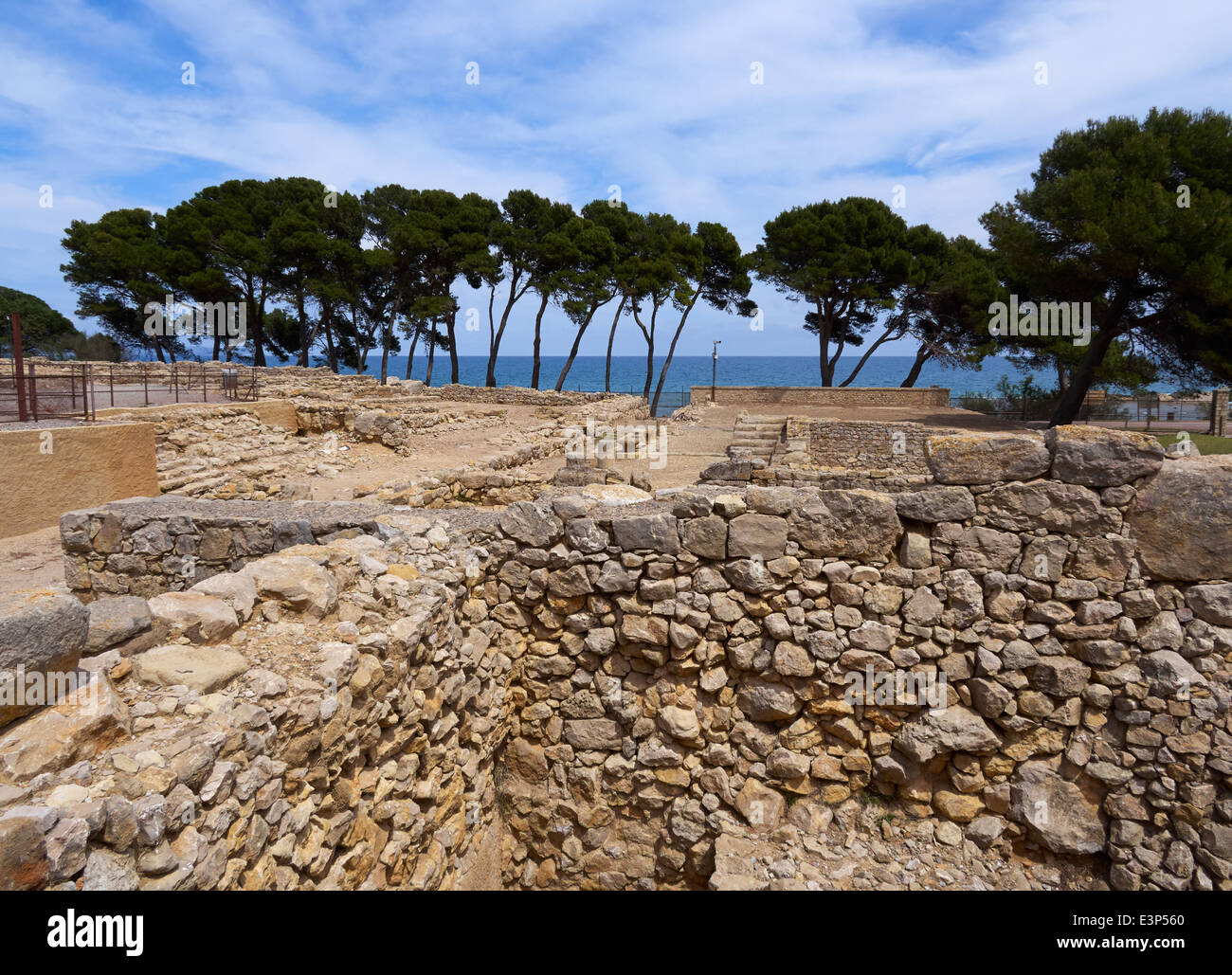 Ruins of the Greek City of Empuries, Catalonia, Spain Stock Photo - Alamy