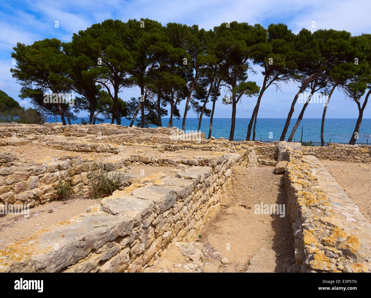 Ruins of the Greek City of Empuries, Catalonia, Spain Stock Photo - Alamy