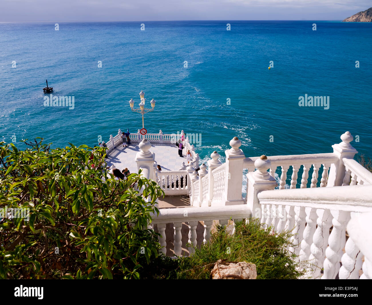 The Castillo Area of the Old Town of Benidorm Costa Blanca Spain Stock ...
