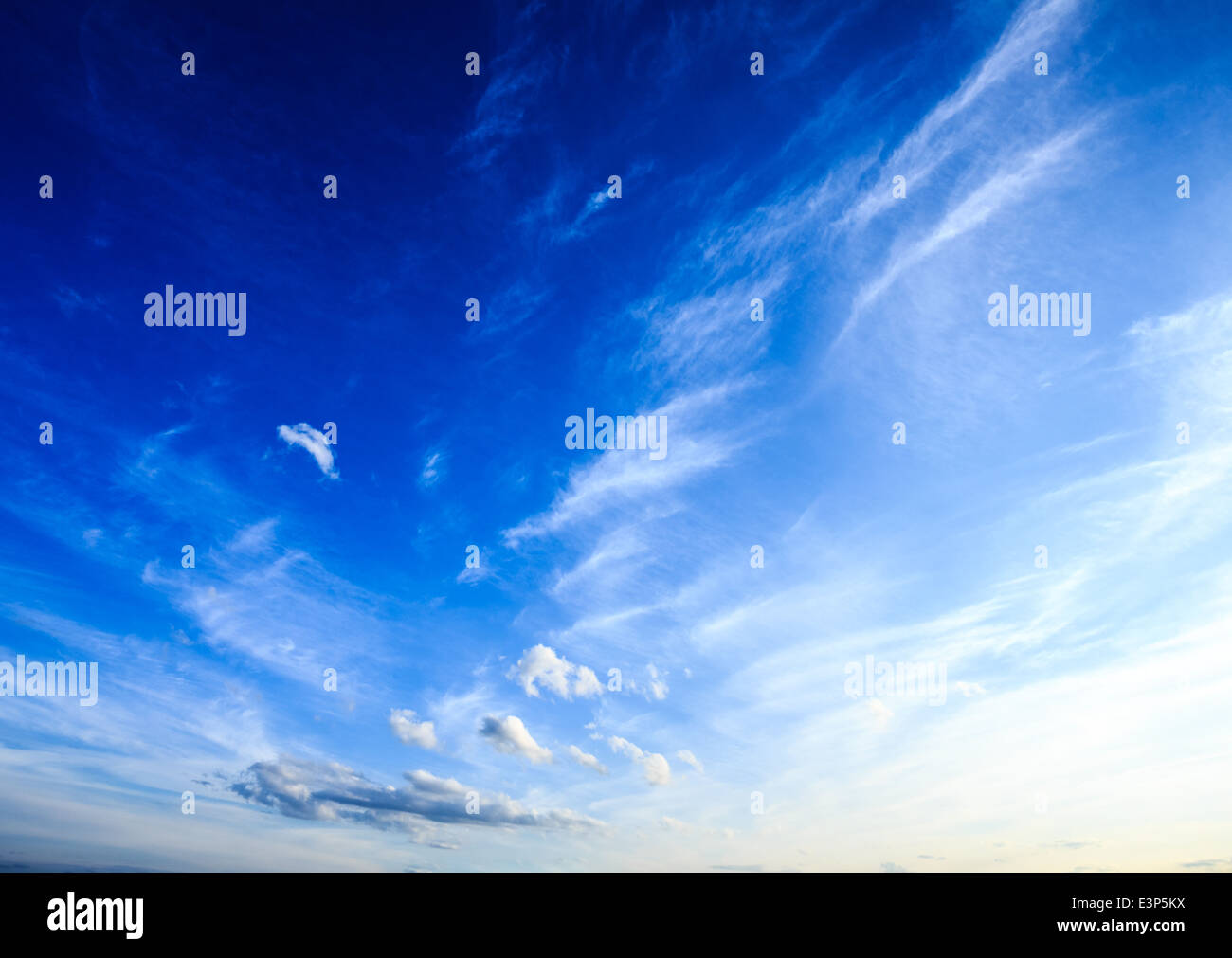 Sky, Bright Blue Color Stock Photo - Alamy