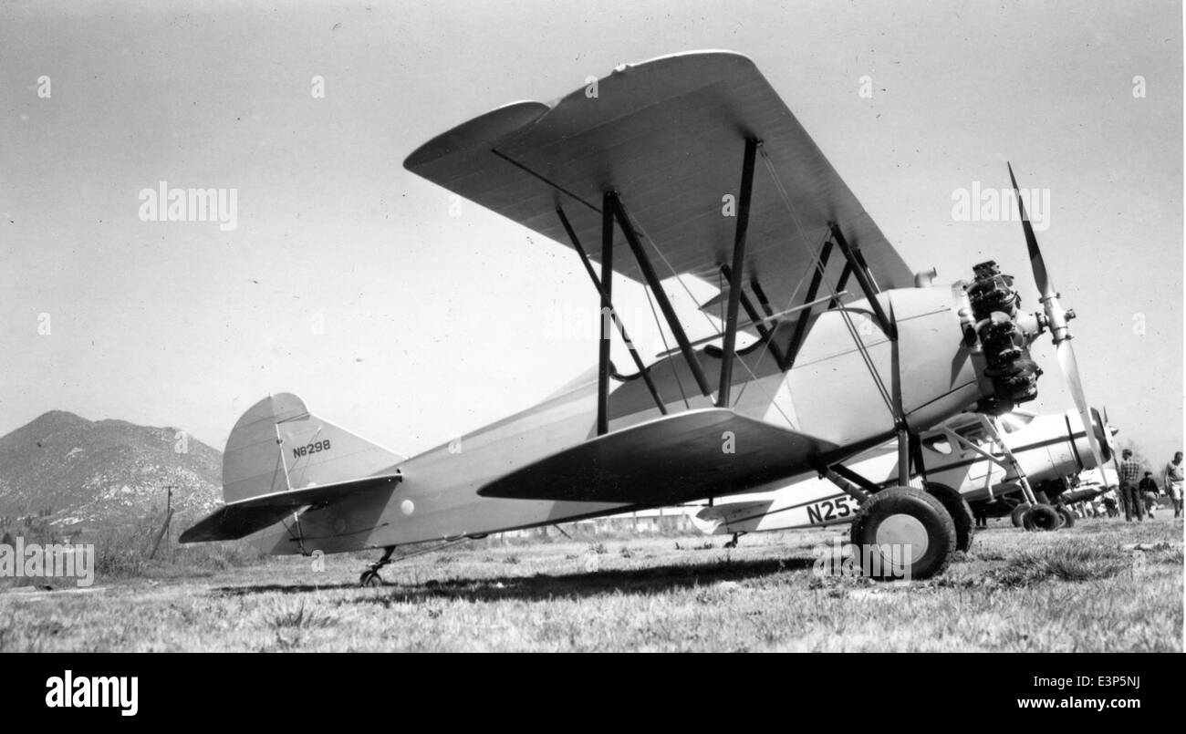 The Travel Air 4000, depicted in this image, was a prominent aircraft ...