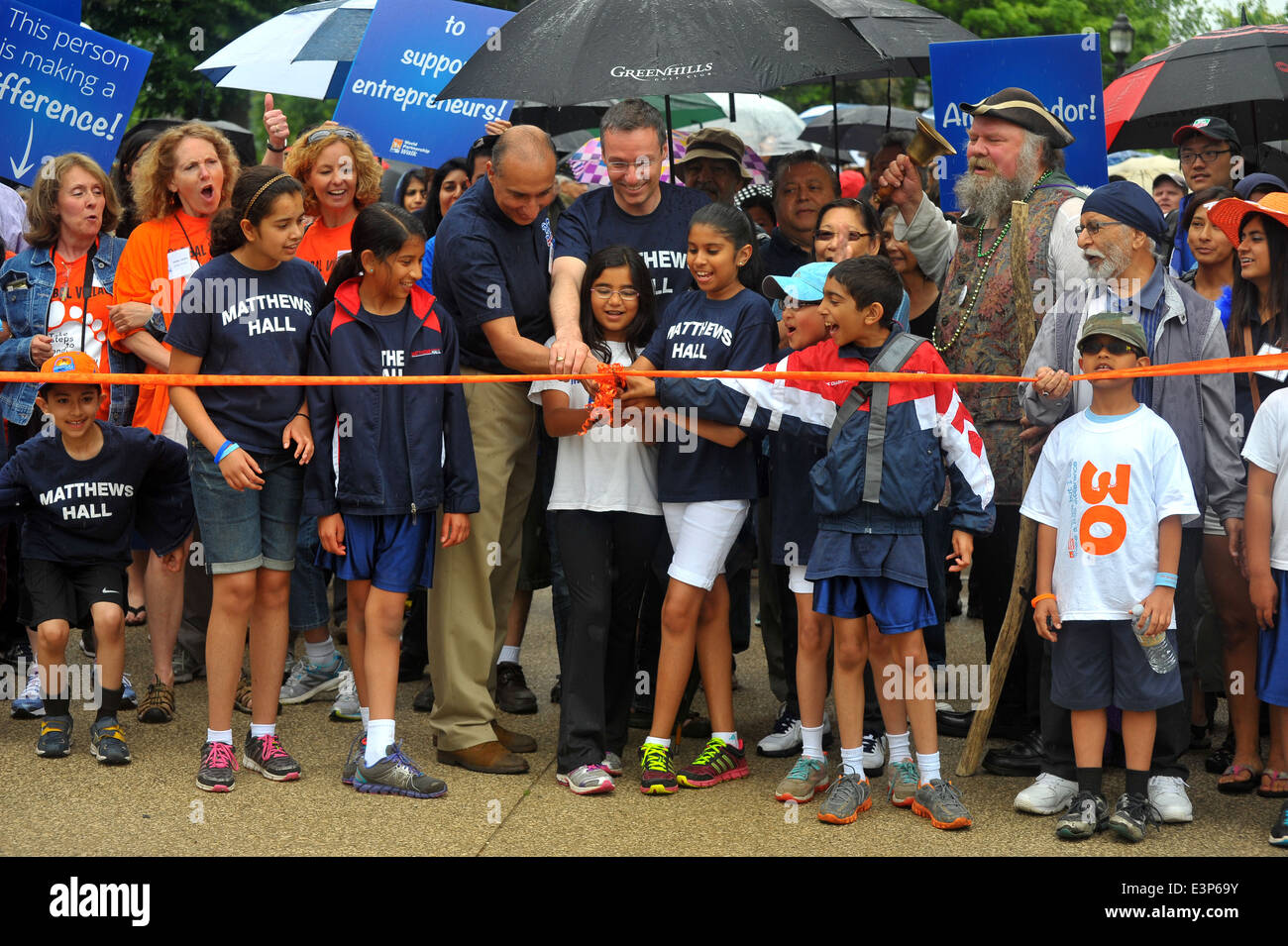 Images from the World Partnership charity walk in London, Ontario Stock ...