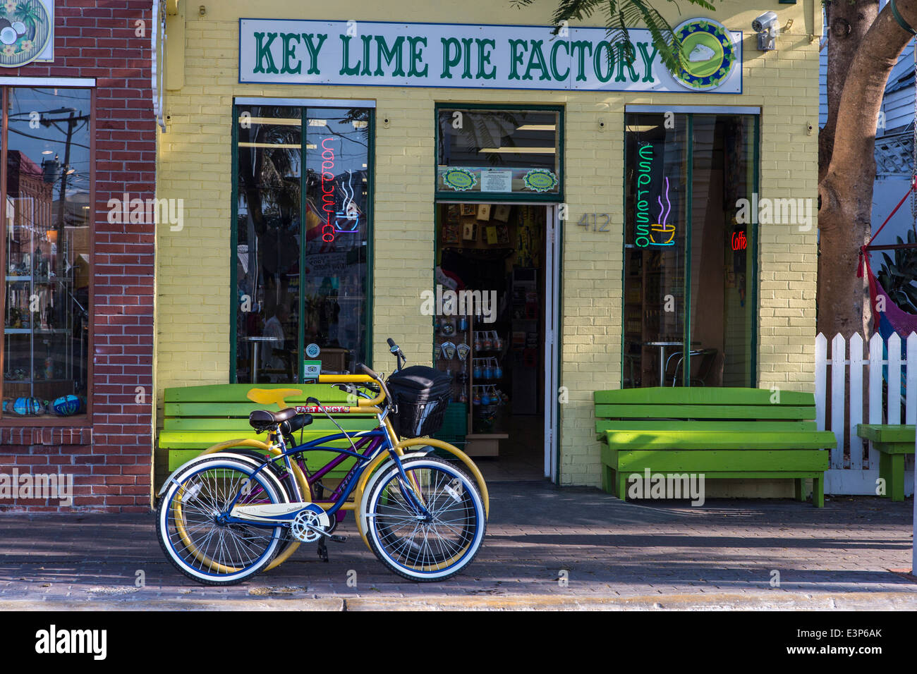 Key Lime pie storefront in Key West, Florida, USA Stock Photo - Alamy