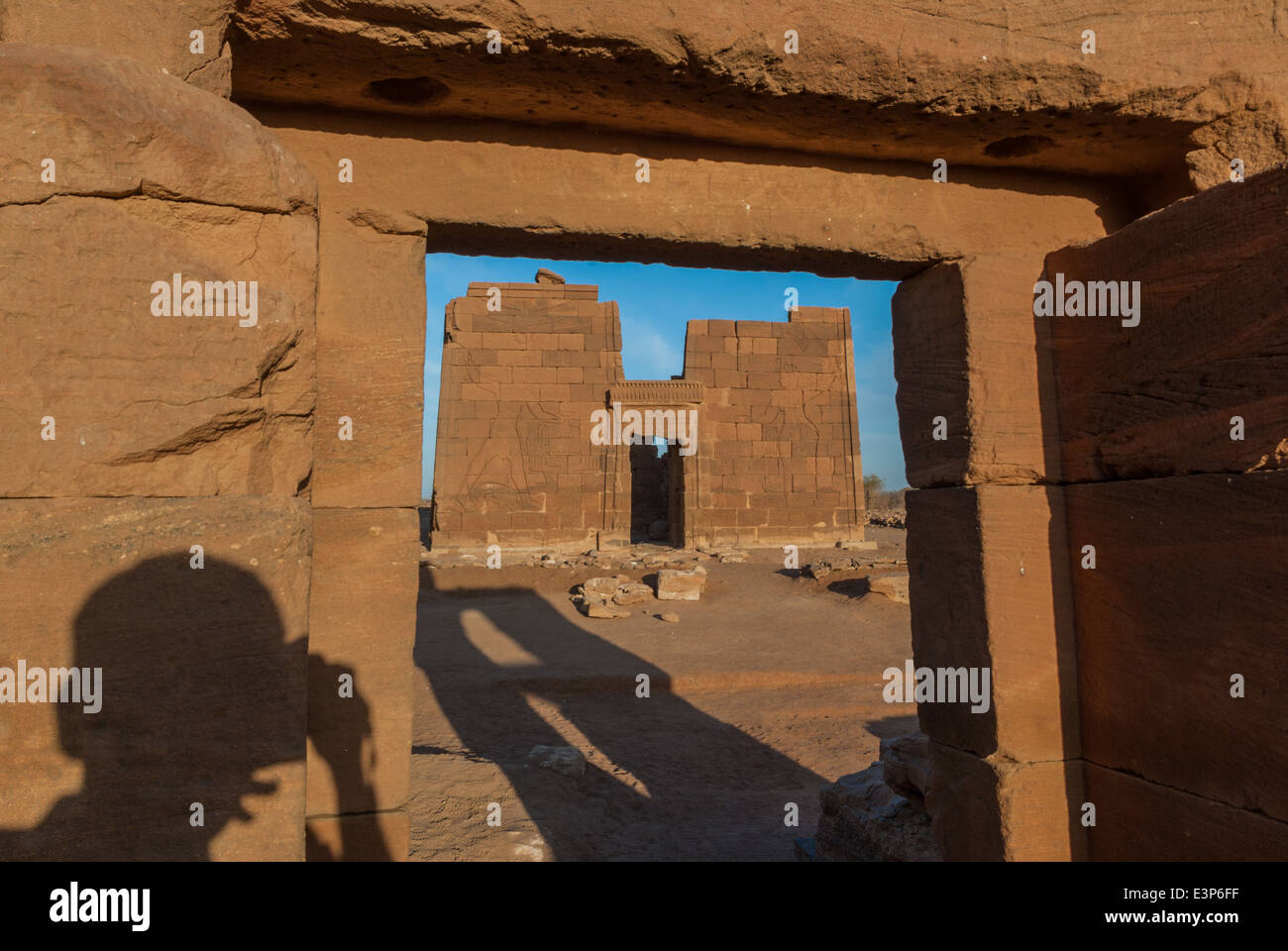 Apademak Temple (Lion Gate) visible form Hathor Chapel (Roman Kiosk ...