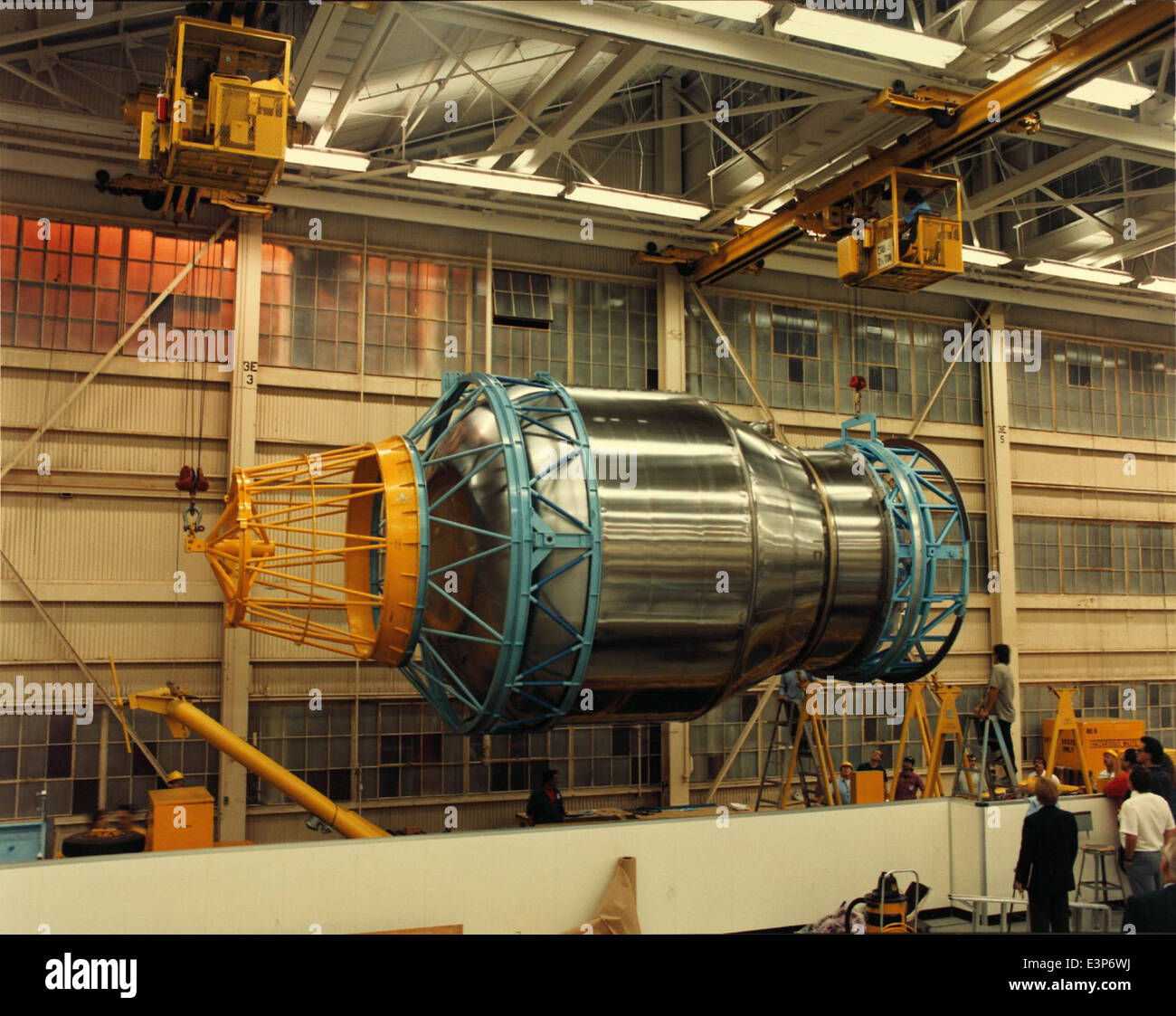 This photo shows the Convair/General Dynamics plant and its personnel ...