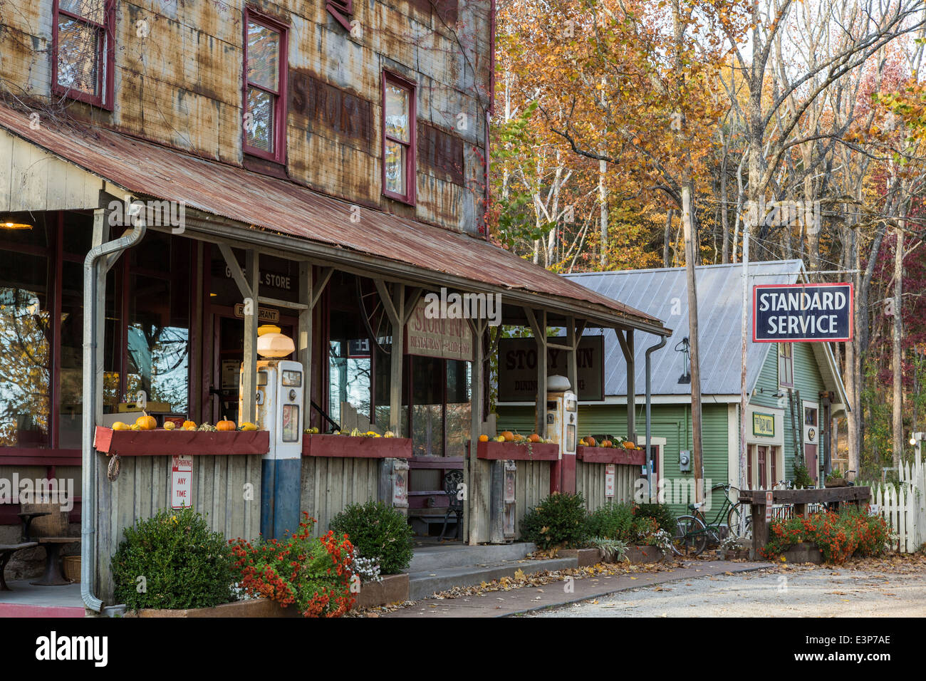 The general store at the Story Inn in Story, Indiana, USA Stock Photo ...