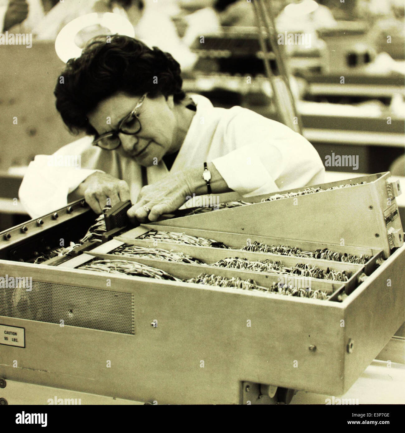 This image shows Convair/General Dynamics plant personnel engaged in ...