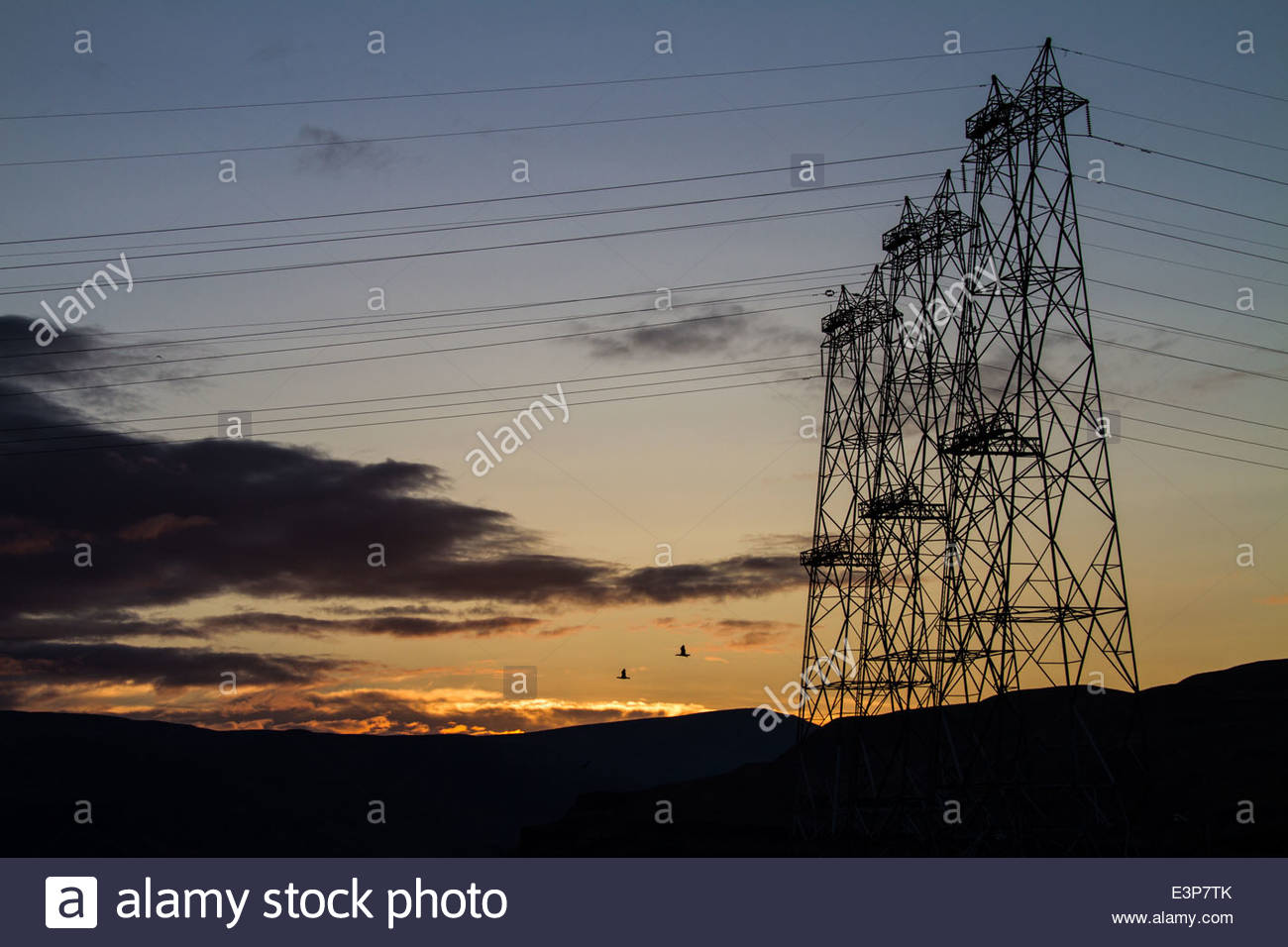 Power Lines United States High Resolution Stock Photography and Images ...