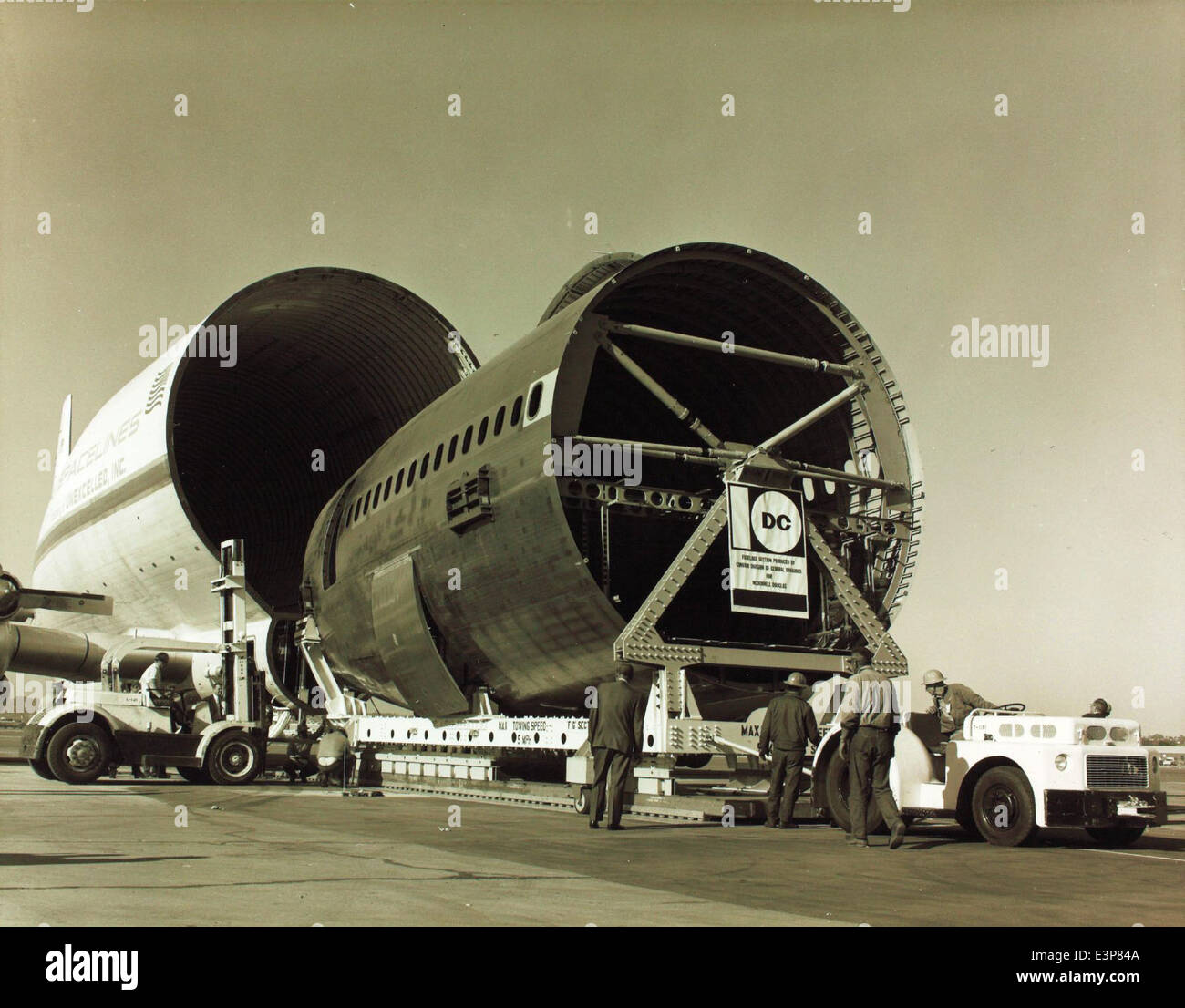 This image shows personnel at Convair/General Dynamics working on the ...